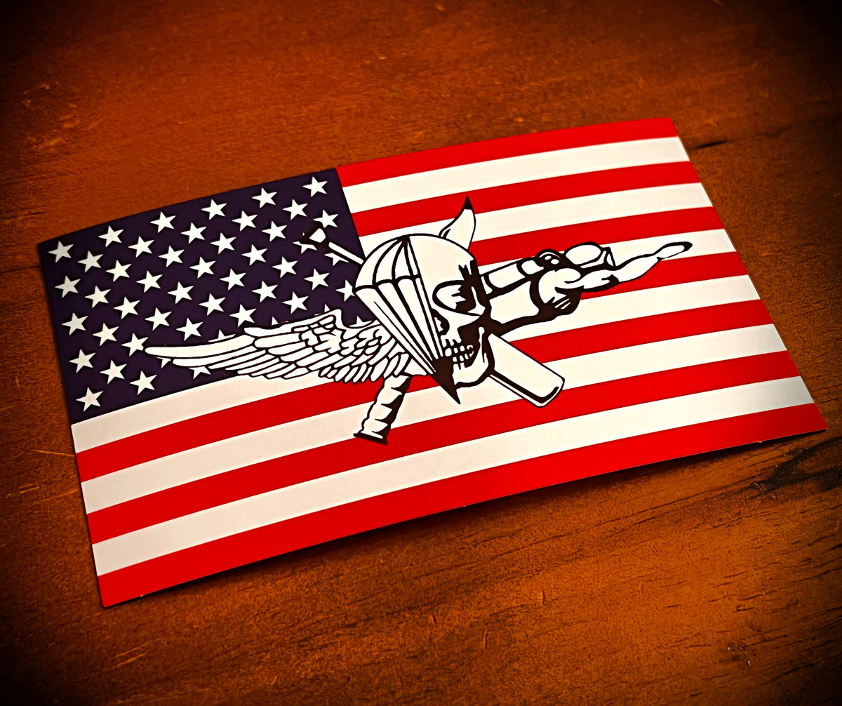Recon Jack Flag Sticker – NJ Threads